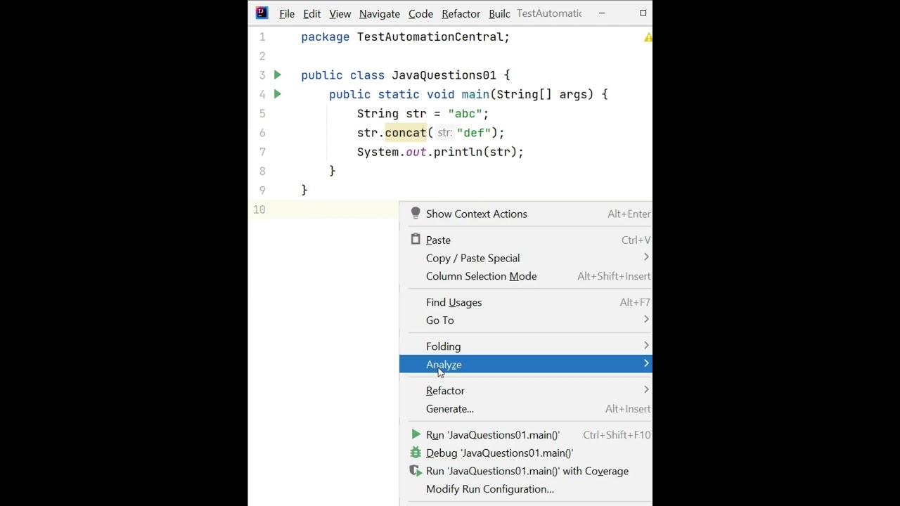 Java String concat() method | Java Interview Questions And Answers #javaprogram