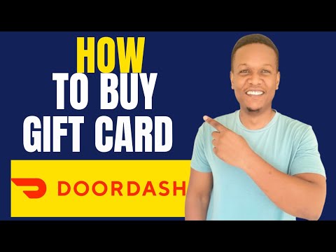 HOW TO BUY DOORDASH GIFT CARD
