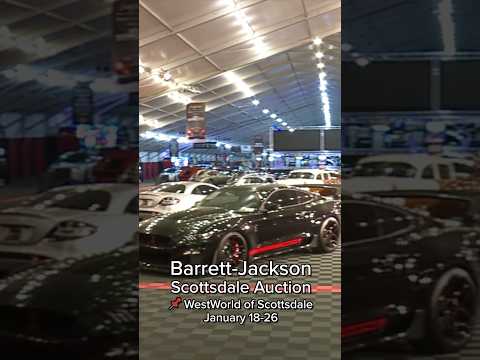 Get ready for the Barrett-Jackson Scottsdale Auction from Jan 18-26! 🚗