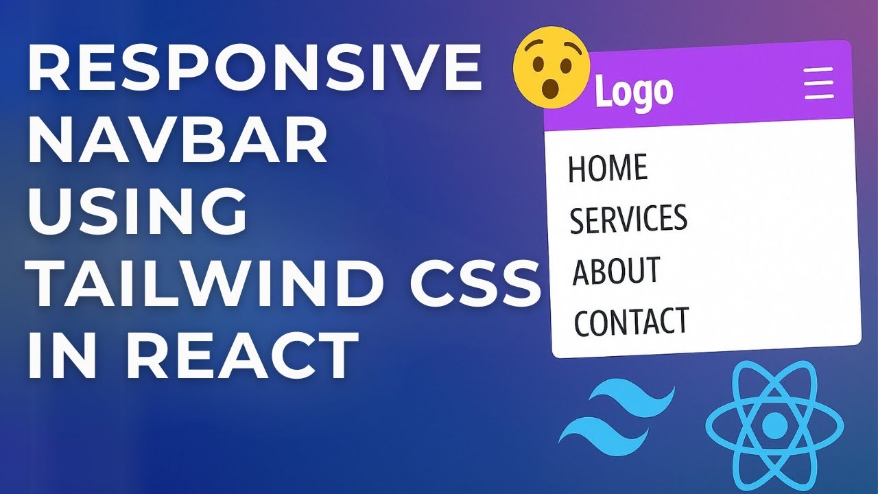 Responsive Navbar using Tailwind CSS in React