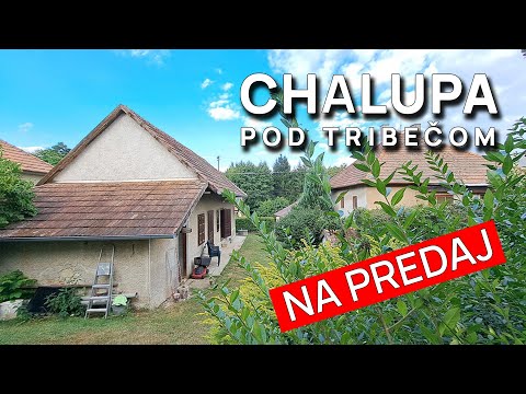 Domček vo vidieckom štýle v tichom prostredí pod Tribečom │ CHALUPA NA PREDAJ