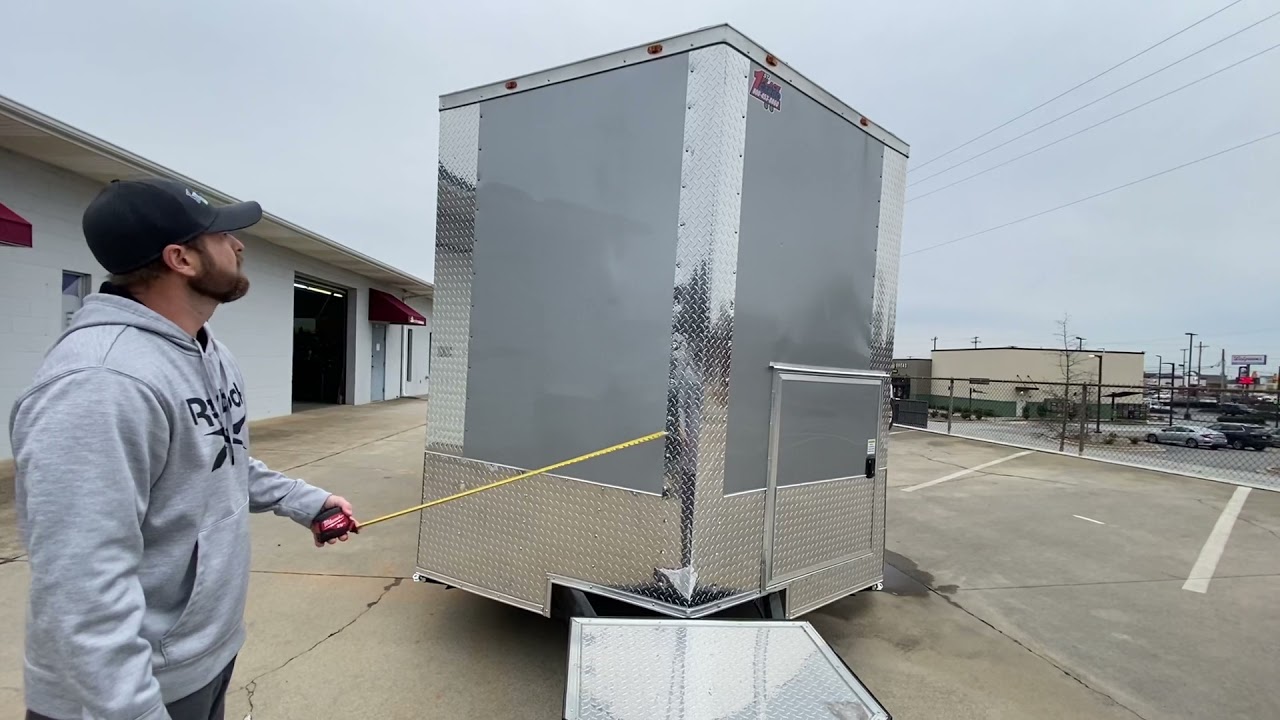 How to take proper enclosed trailer dimensions