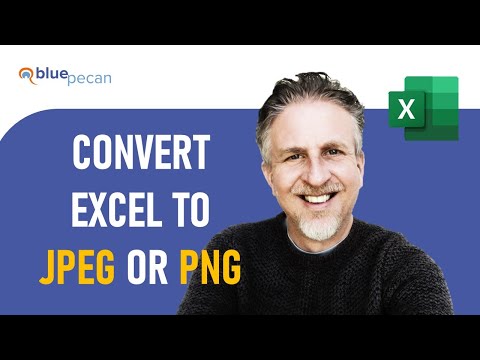 Convert Excel to JPEG or PNG Image | Export Excel Chart as Image