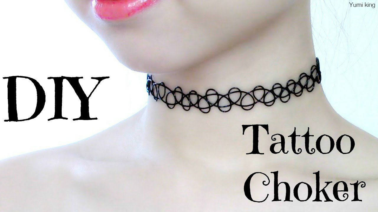 DIY Tattoo Choker — Easy & Stylish!