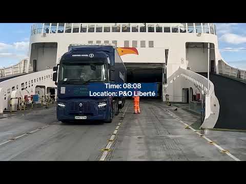 🌍 First-ever electric truck Channel crossing: Renault Trucks E-Tech T & Kuehne+Nagel