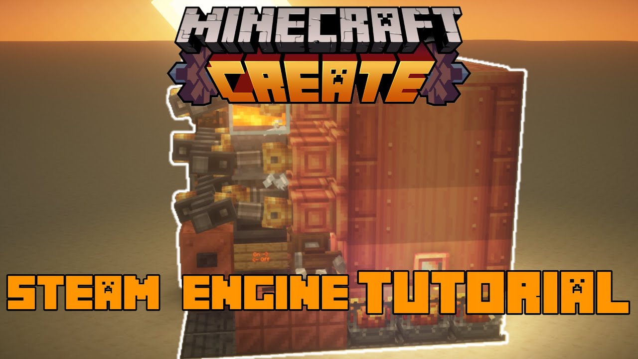 Tutorial: Smallest Ever Self-Sufficient Lvl 9 Steam Engine - Minecraft Create Mod
