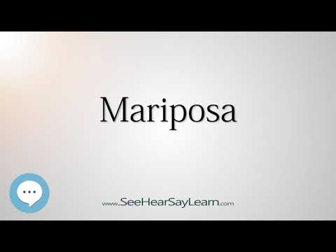 Mariposa (How to Pronounce Cities of the World)๐ฌโญ๐โ