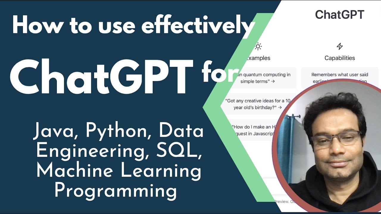 ChatGPT for Java, Python, Machine Learning, Teaching, Email, Health, School Homework