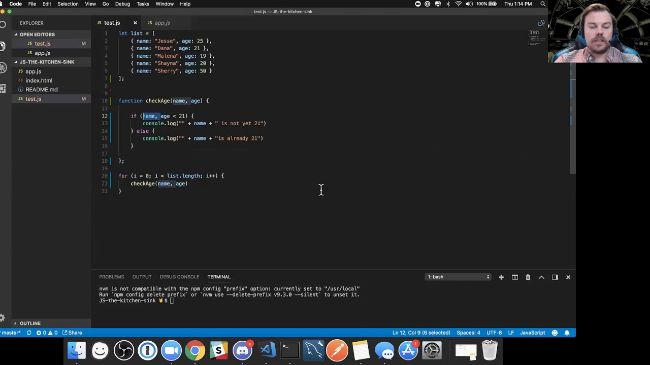 [Mentoring] Using A For Loop To Iterate Through An Array In JavaScript