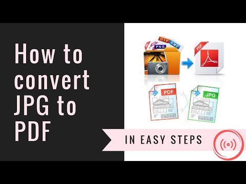 How to convert JPG to PDF without software