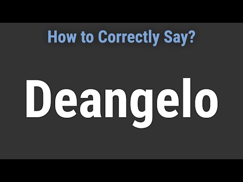How to Pronounce Name Deangelo (Correctly!)