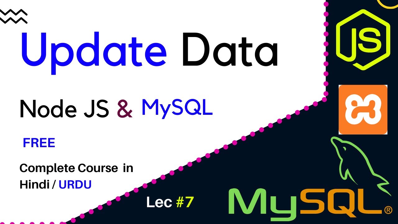 How to Update Data From Database Using Node js MySQL