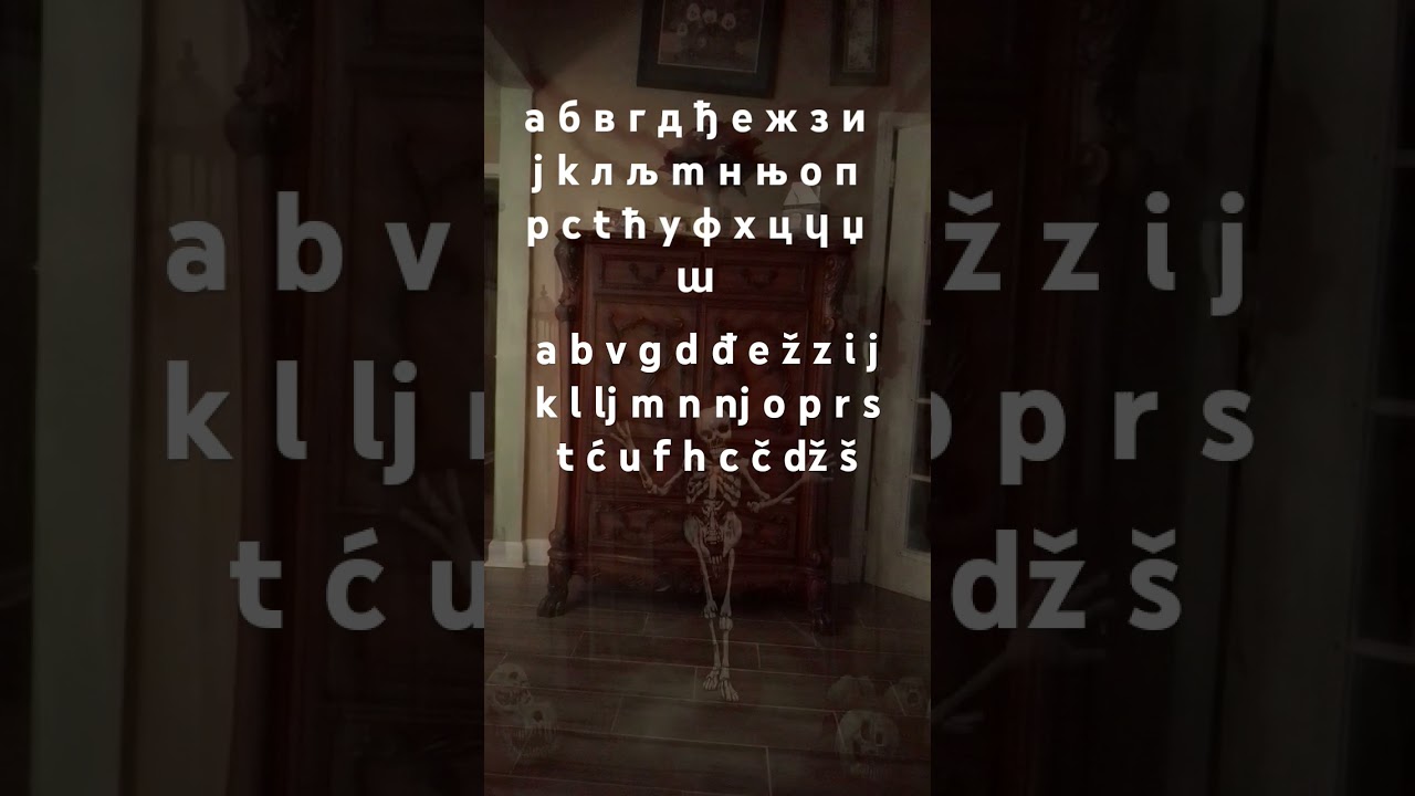 Serbia alphabet lowercase 🔡🔡 cyrillic and Latin #serbian #alphabet #unicode #unusedralr