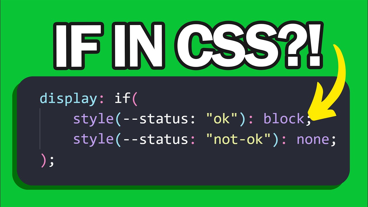 Wait... CSS has if-else statements now?!