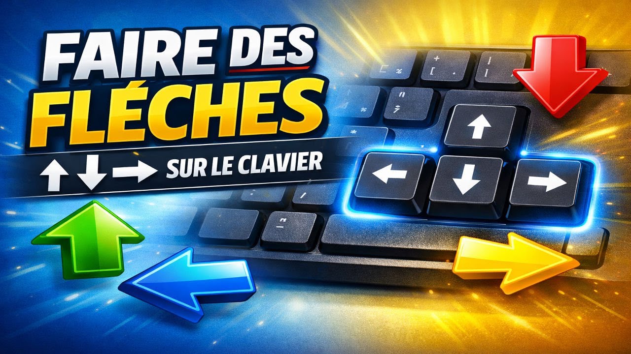 Comment faire les flèches ↑ ↓ ← → sur le clavier PC ⌨️✨