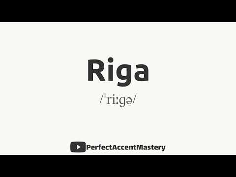 How to Pronounce RIGA | City Name | IPL | Definition | Perfect Accent Mastery