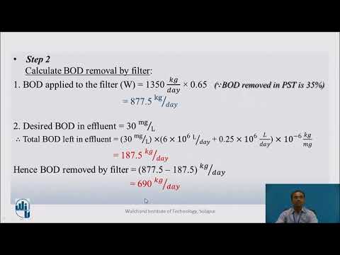 Tricking Filter Calculation & ETP STP plant Desing Calculations, BOD load,COD, HRT SRT,Dosing Seting