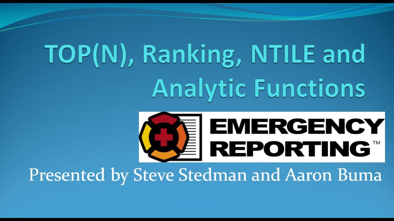 SQL Query Training - 70-461 TOP(), Ranking, and Analytic functions