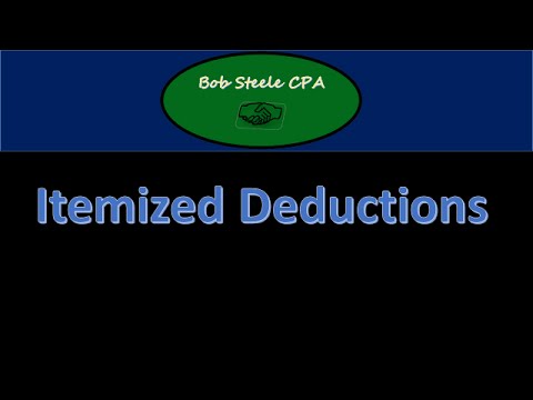 Itemized Deductions
