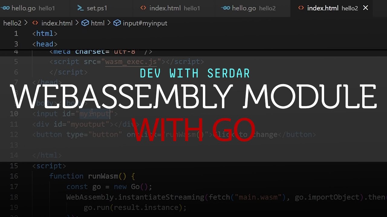 How to create a simple WebAssembly module with Go