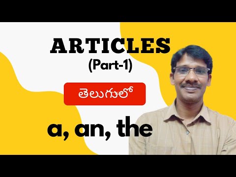 ARTICLES, Usage of Definite Article and Indefinite article