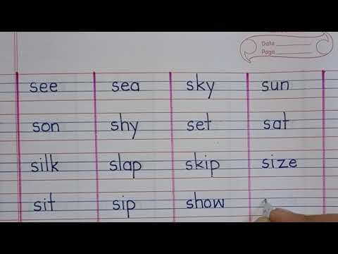 WORDS THAT START WITH Ss | 's' Words | Phonics | Initial Sounds | short a sound | LEARN LETTER Ss