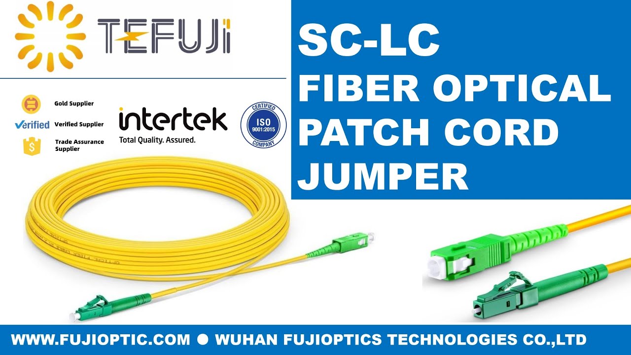 SC to LC Simplex Single Mode Fiber Optic Patch Cable
