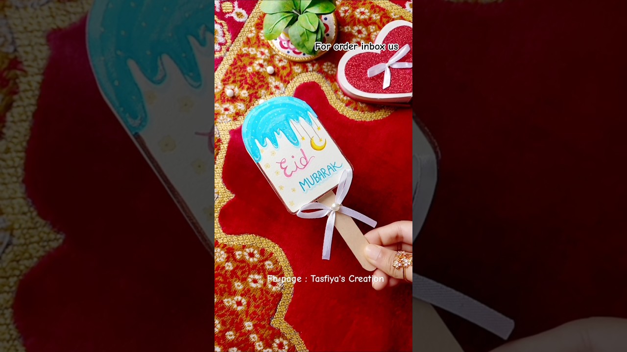 Eidi card 💸 For order inbox us 👉 Fb page : Tasfiya's Creation #eid #cards #craft #paper #order