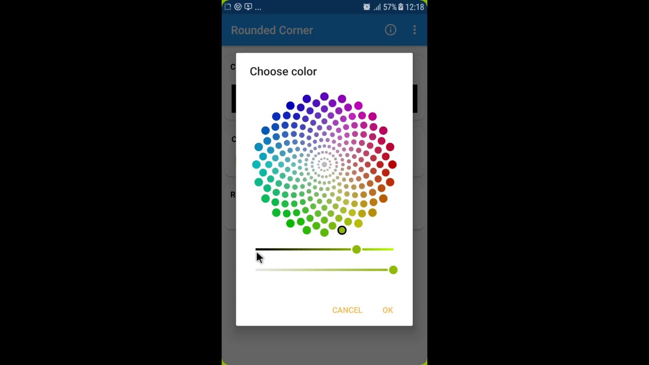 How to make rounded corner (edge) on Android devices?