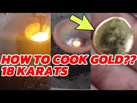 HOW TO COOK GOLD 18 KARATS!