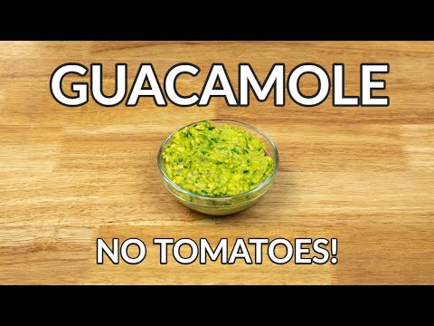 Easy Homemade Guacamole Without Tomatoes Recipe (From Scratch!)