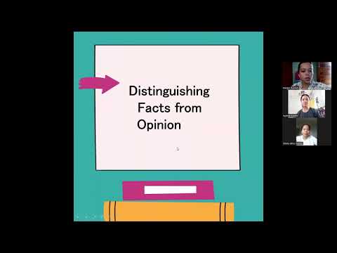 Facts and Opinions (Demo Teaching)