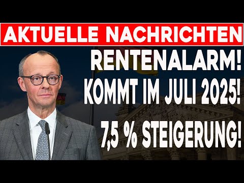 💸 Renten-Update Juli 2025: Neue Auszahlungstermine & satte 7,5 % mehr Geld!