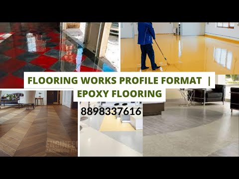 Flooring Works Profile Format 8898337616 | EPOXY FLOORING COMPANY PROFILE #companyprofile