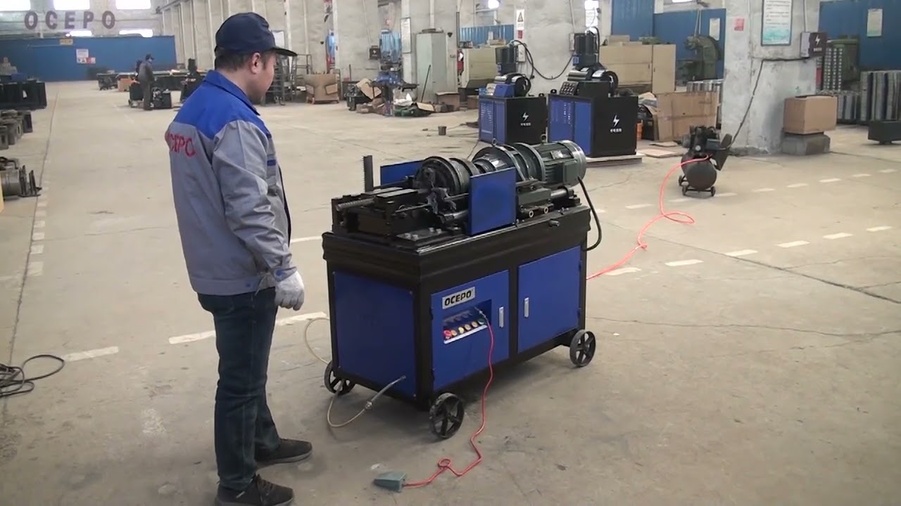 AGS 40DZ automatic rebar threading machine#threading_machine