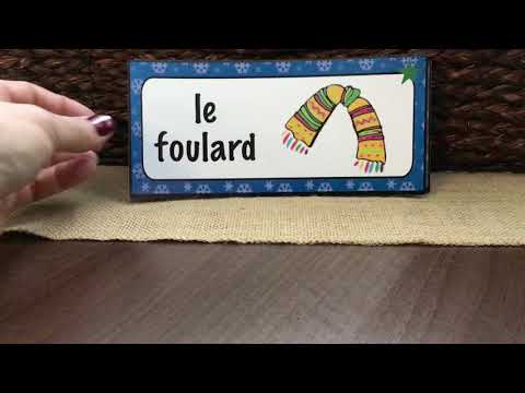 Mots de vocabulaire HIVER