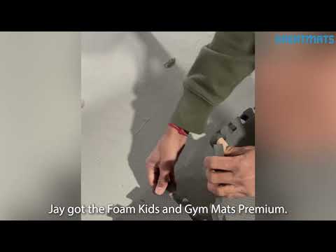 Jay Uses Foam Kids & Gym Floor Mats Over Concrete