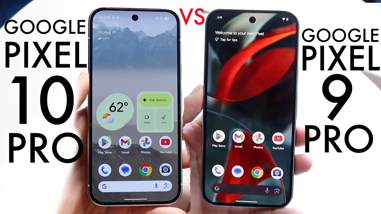 Google Pixel 10 Pro Vs Google Pixel 9 Pro! (Comparison) (Review)