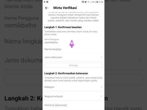 Cara Mengajukan Centang Biru di Instagram