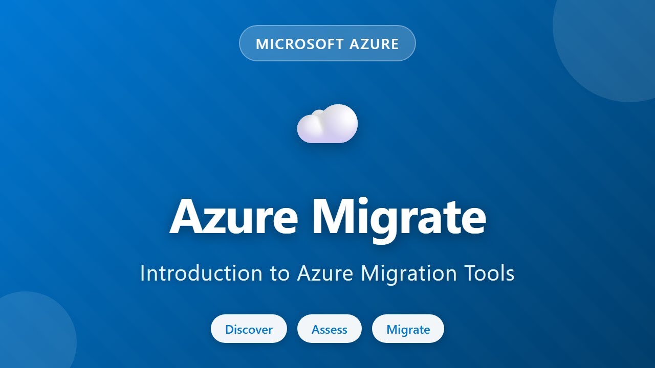 Azure Migrate: Introduction to Azure Migration Tools | Cloud Migration Tutorial