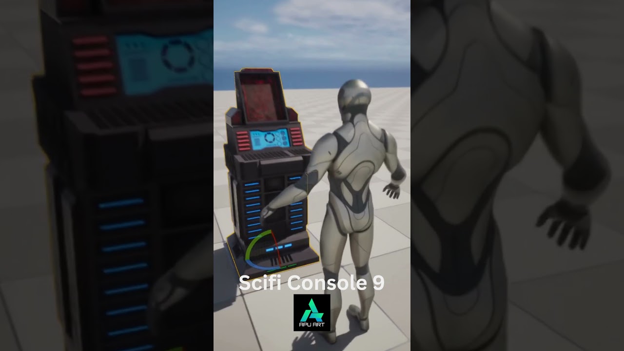 Scifi Console 9 | @apuart786  #shorts