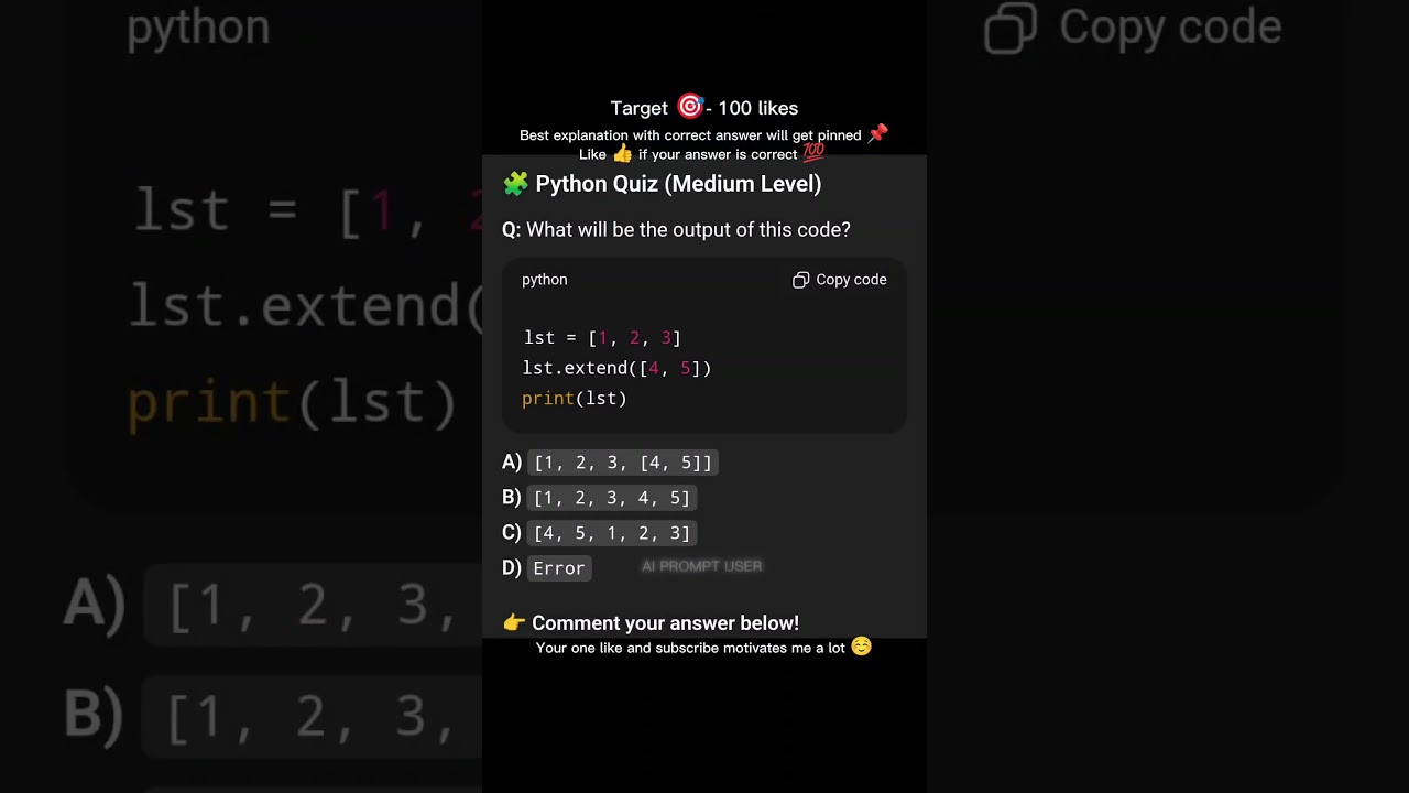Collecting Programmers day-38 (75/100) #python #coding #java #aipromptuser