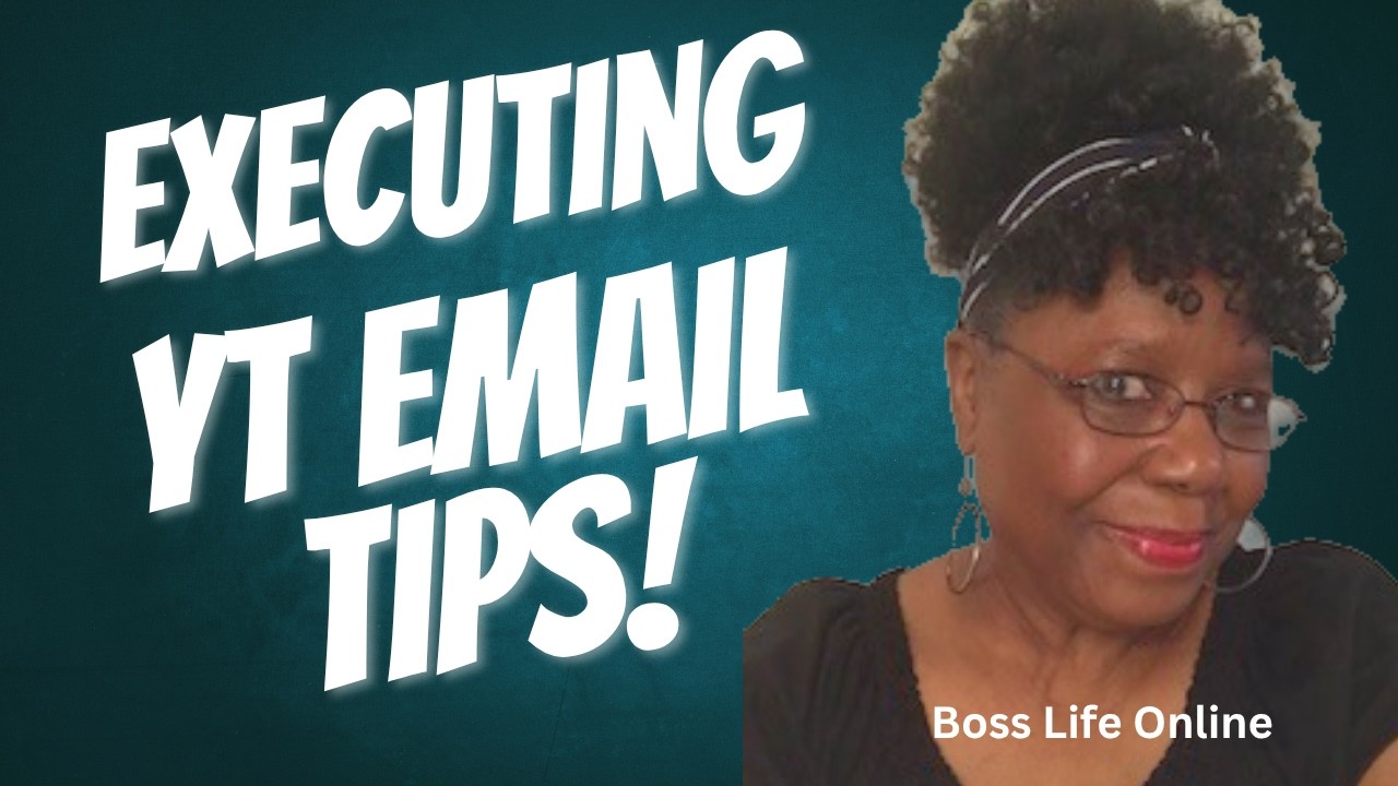 Email Tips You Can't Ignore from Youtube! | Boss Mindset