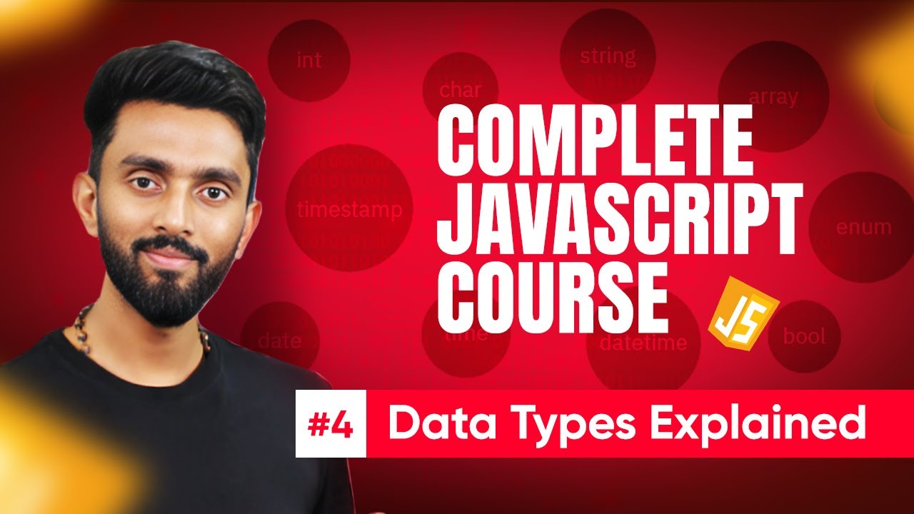 Data Types in JavaScript Explained | Day 4 | Complete JavaScript Crash Course | Tap Academy