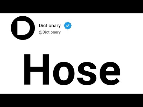 Hose Meaning In English