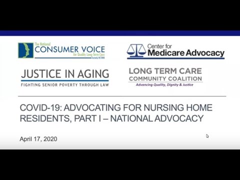 COVID-19: Advocating for Nursing Home Residents - Part I