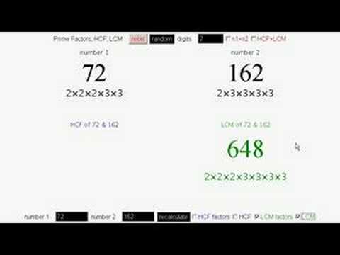 Prime Factors 3 - LCM