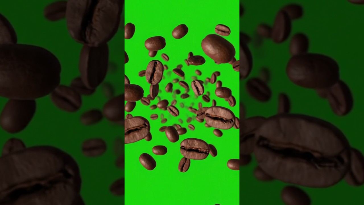 Coffee Green Screen Animation Loops