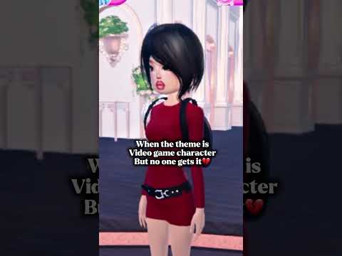 When the theme is video game character ๐ || #roblox #dresstoimpress #adawong
