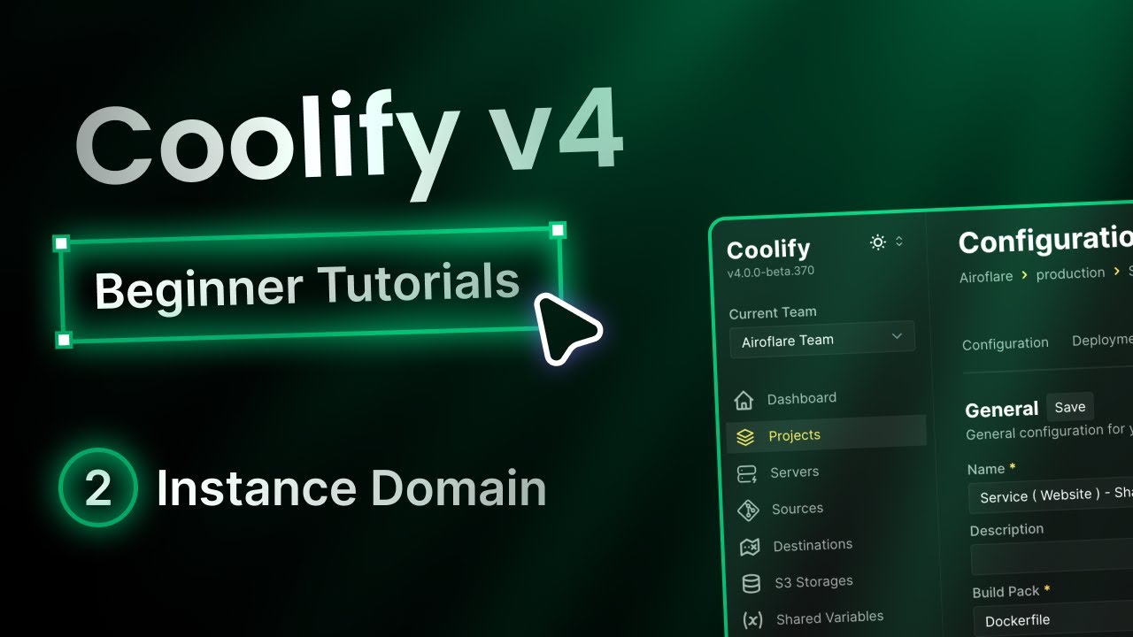 Setup an Instance Domain on Coolify • 2025